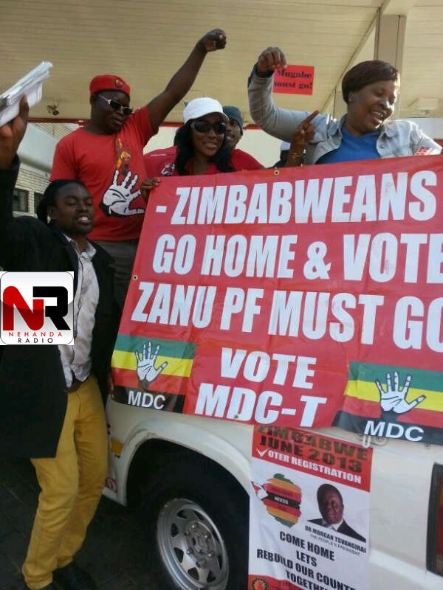 MDC-T voter registration drive in SA – Nehanda Radio