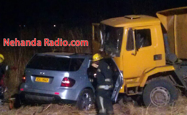 Picture: Truck smashes into Mercedes along Harare Drive – Nehanda Radio