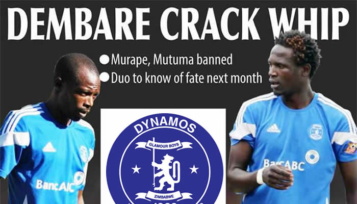 DeMbare crack whip: Murape, Mutuma suspended – Nehanda Radio