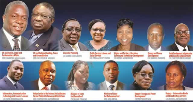 Mugabe unveils new ministers – Nehanda Radio