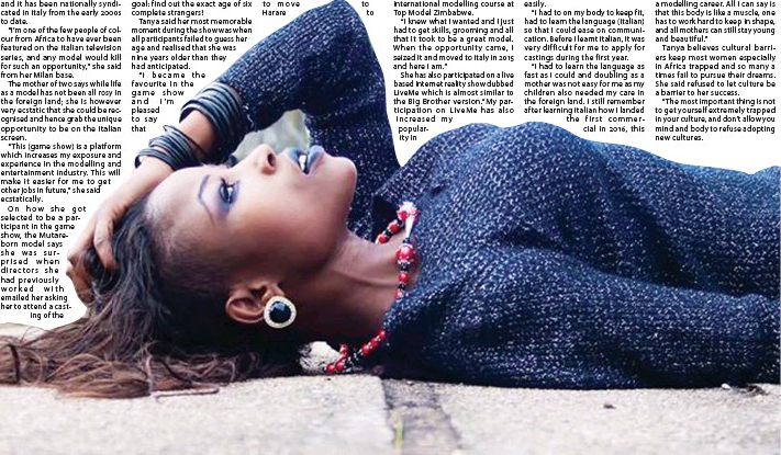 Zim model shines in Italy – Nehanda Radio