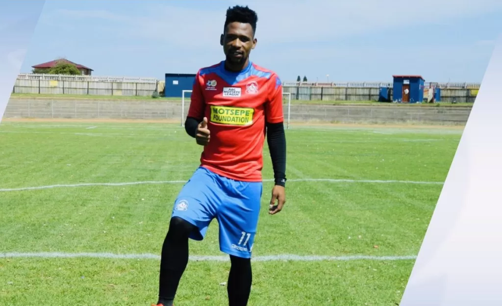 South African player Thabo Lunga Zikode training with Highlanders ...