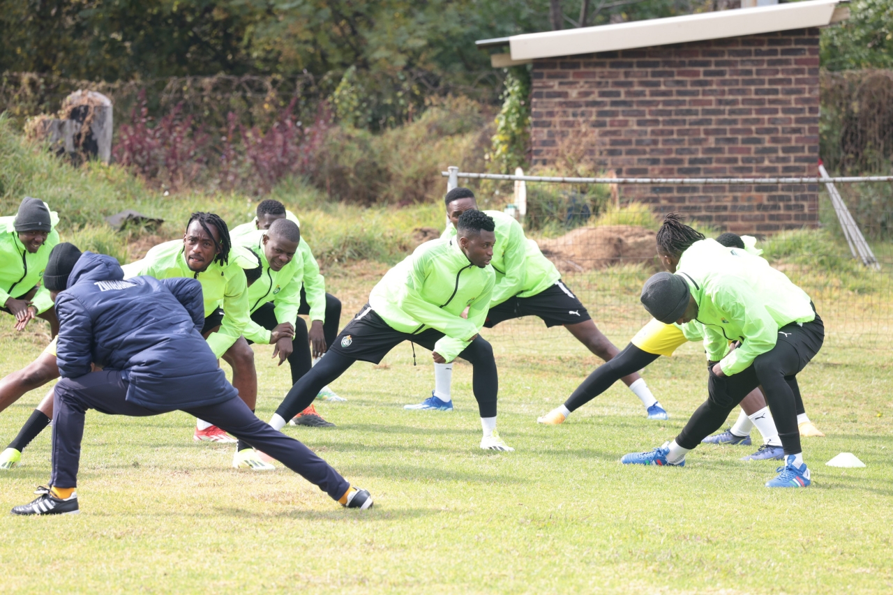 Zimbabwe Warriors conduct first training session in SA ahead of Lesotho ...