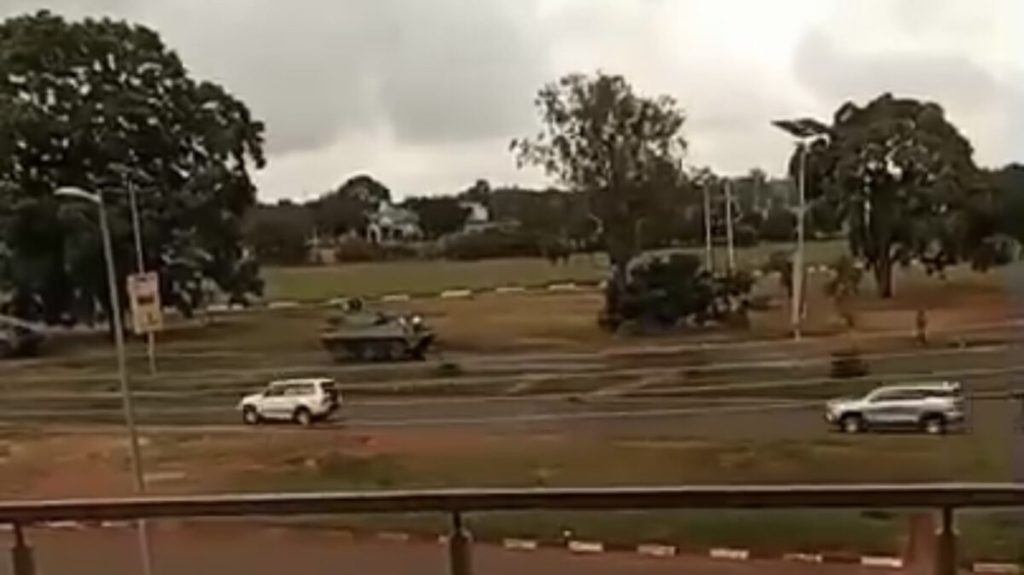 Military vehicles spotted in Harare raising concerns amid rising ...