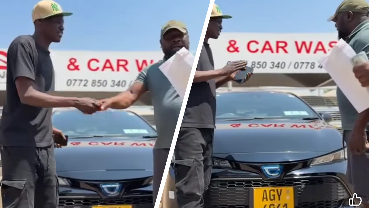 Scott Sakupwanya finally hands Denver Mukamba a US$27 000 Toyota ...